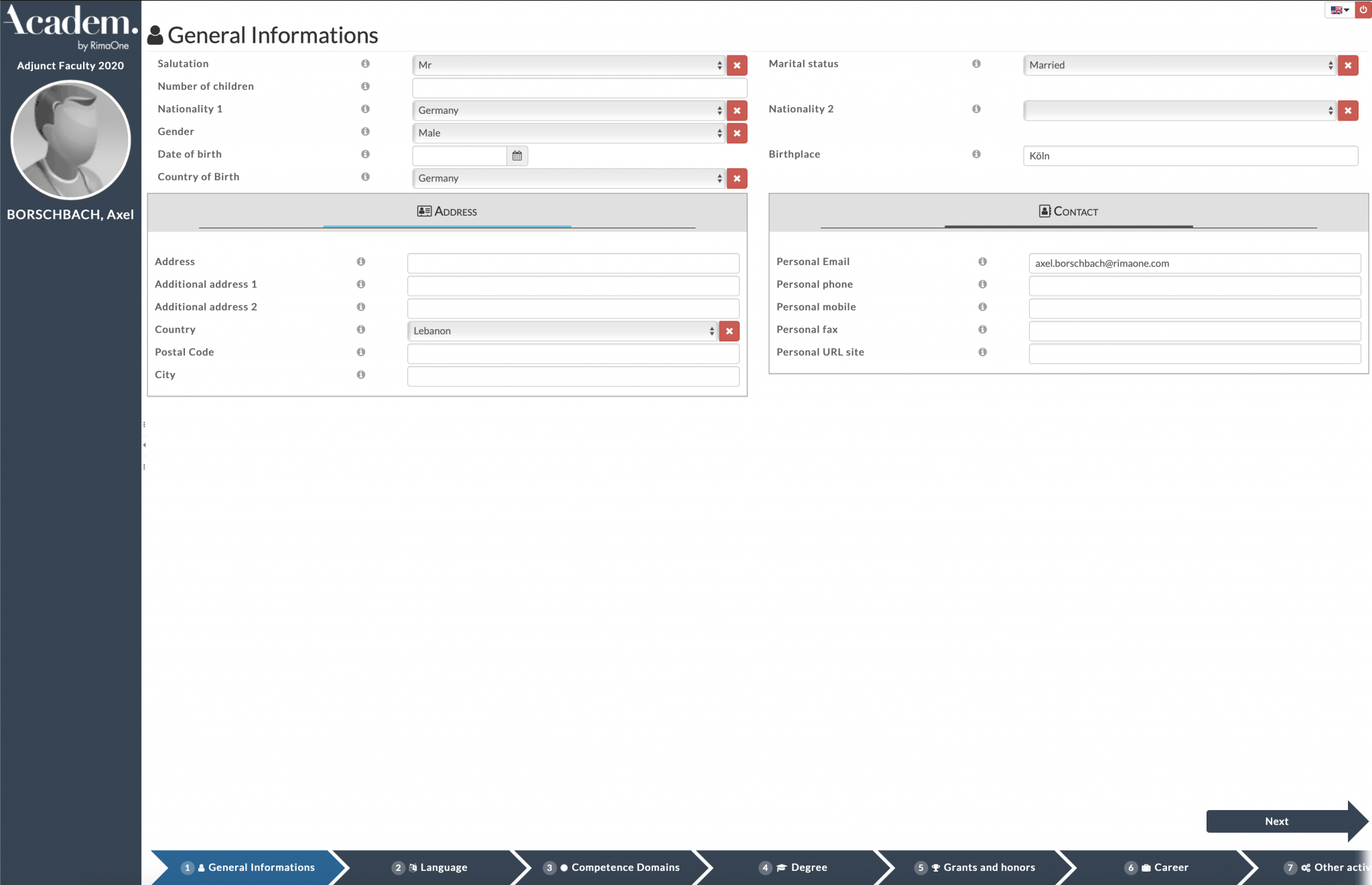 RimaOne | software editor | Le module Dynamic Collection
