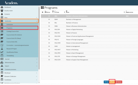 RimaOne | software editor | Generate Assurance Of Learning report - AACSB 5.1