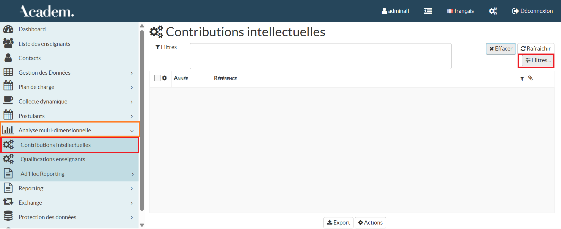 RimaOne | software editor | Analyser les contributions intellectuelles